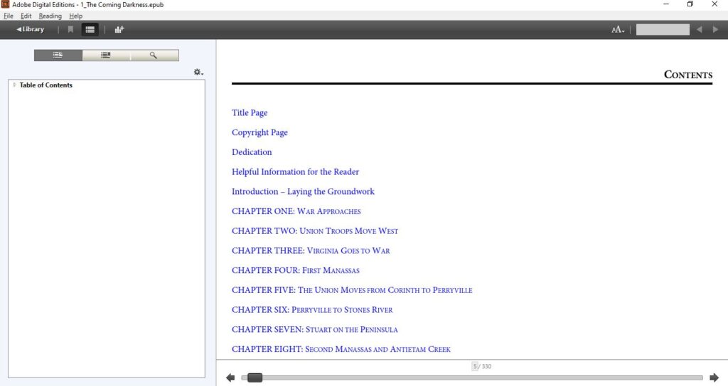 Table of Contents Samples | Clickable Table of Contents Styles & Formats